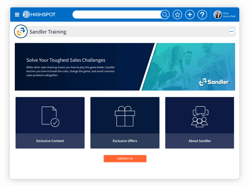 Introduction to the Sandler Selling System | Highspot Marketplace