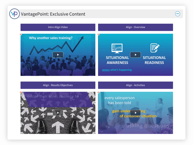 VantagePoint: Sales Agility Wins the Day! | Highspot Marketplace