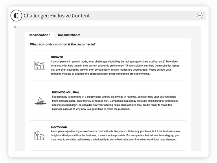 Challenger Approach at Seller's Fingertips | Highspot Marketplace