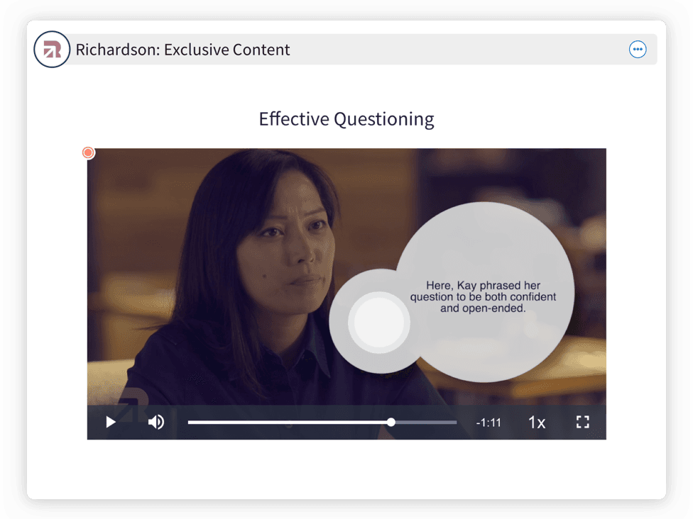 Richardson - Sales Training for Accelerated Growth | Highspot Marketplace