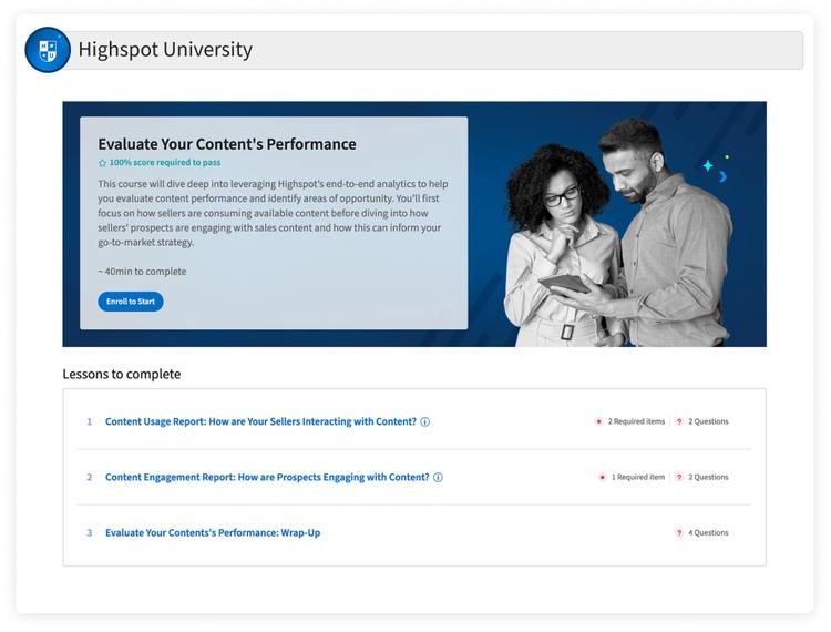 Highspot University | Highspot Marketplace