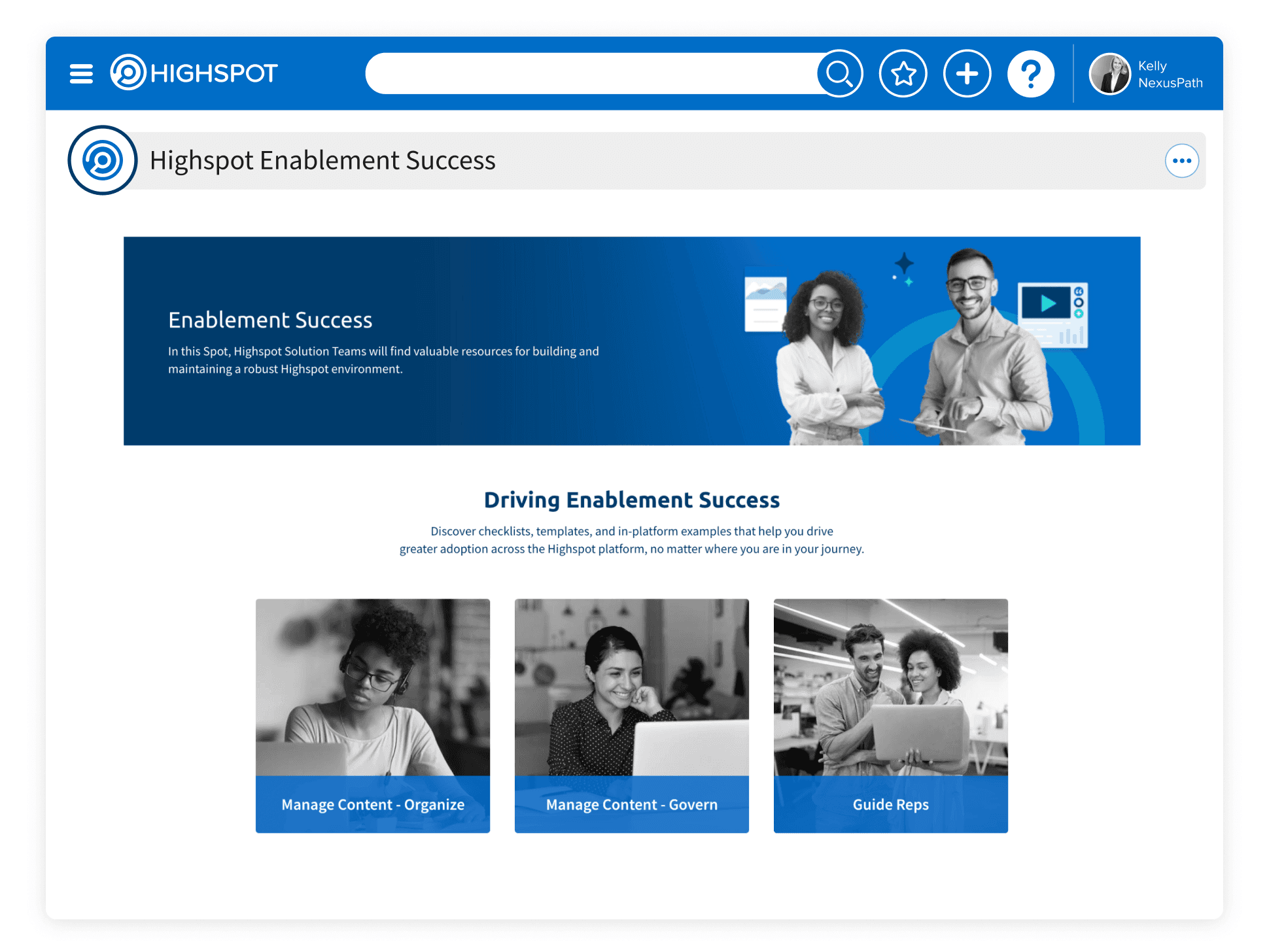 Highspot Enablement Success | Highspot Marketplace